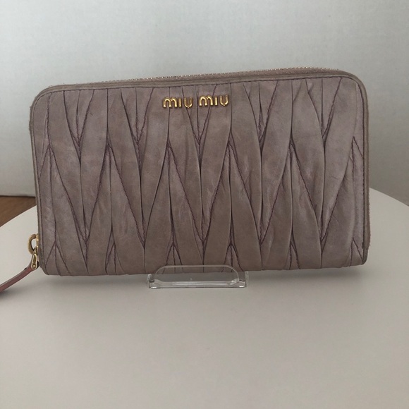 Miu Miu | Bags | Miu Miu Long Zip Wallet Guc | Poshmark
